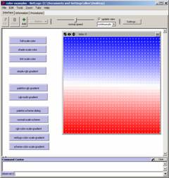 This is a tutorial for introducing color primitives to NetLogo users: